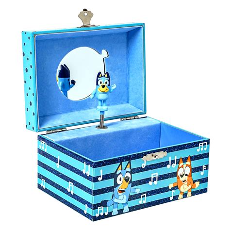 Mini Treasures Bluey Jewelry Box For Girls Musical