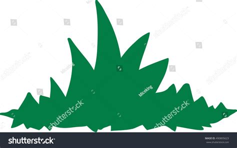 Tuft Grass Icon Stock Vector Royalty Free 490805623 Shutterstock
