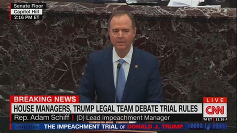 Adam Schiff On Trump Impeachment Trial Rules The Truth Will Come Out