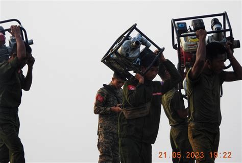 Mocha ဆိုင်ကလုန်းမုန်တိုင်းကြောင့် ပျက်စီးလားခသည့် မြောက်ဦးမြိုနယ်က ရီကန်တချိုကို Ula Aa တပ်ဖ