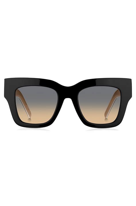 Boss Black Bio Acetate Sunglasses With Signature Hardware