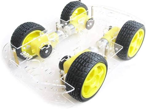 Robot Chassi Four Wheel In Robotics Kits Electro Boat Online
