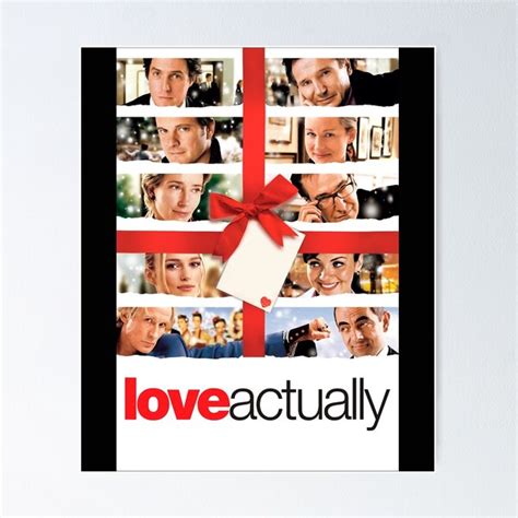Love Actually Poster For Sale By Rosarioespinoza Redbubble
