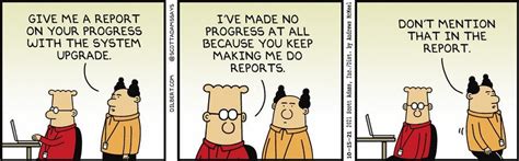 Progress Report Dilbert Comic Strip On 2021 10 15 Rdilbert