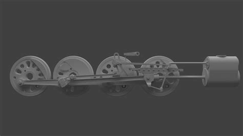 휠 메커니즘 1 3d 모델 9 Blend Fbx Free3d