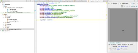java android widget not appearing on widget list stack overflow