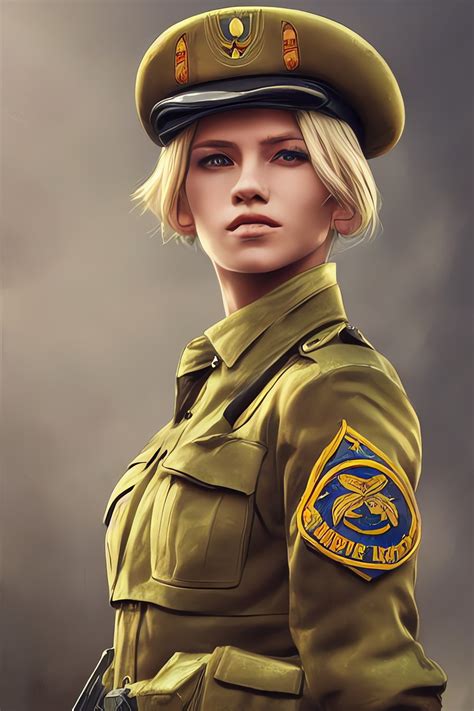 Download Generated Soldier Woman Royalty Free Stock Illustration