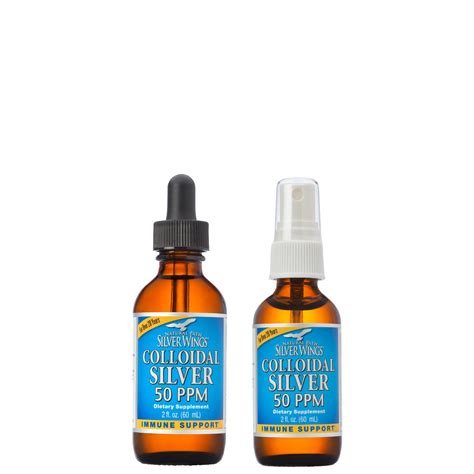 Colloidal Silver 50 Ppm Natural Path Silver Wings 50ppm Colloidal Silver