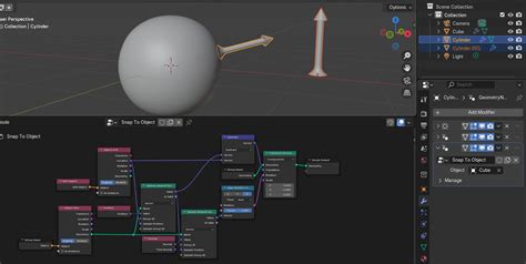 Geometry Nodes Align Object To Anothers Nearest Face Normal