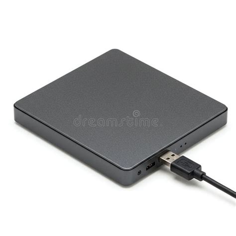 External Usb Hard Drive With A Sleek Rectangular Black Casing It