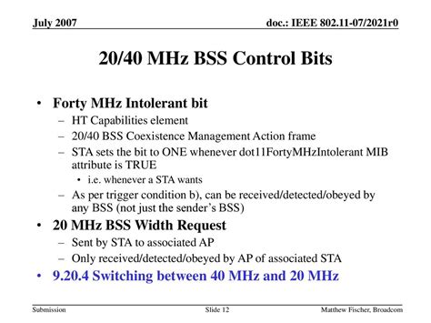 Lb97 2040 Bss Coexistence Date Authors July Ppt Download