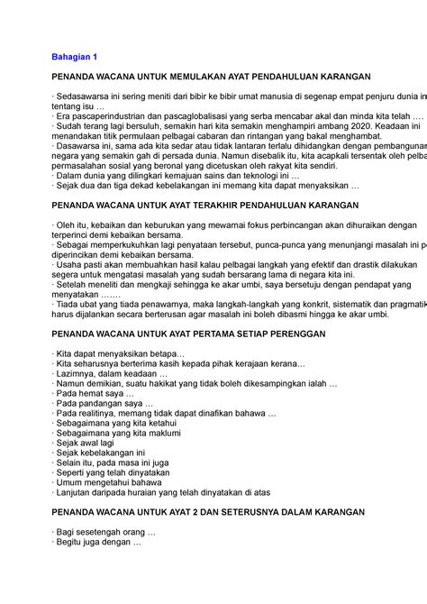 Penanda Wacana Dalam Bi Penanda Wacana Penggunaanya D