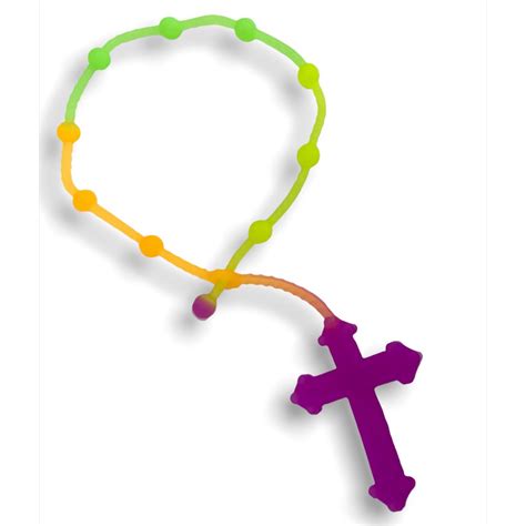 3 Terços De Pulso Silicone Colorido Emborrachado 28cm Shopee Brasil