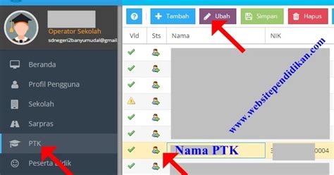 Semua PTK Wajib Mengetahui Tentang Cara Mengisi Data Utama PTK Di
