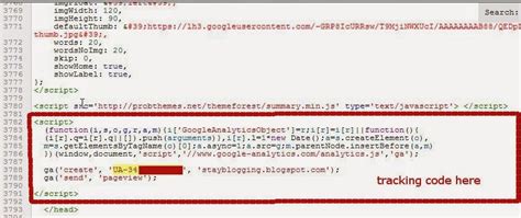 How To Add Google Analytics Tracking Code Imjsu