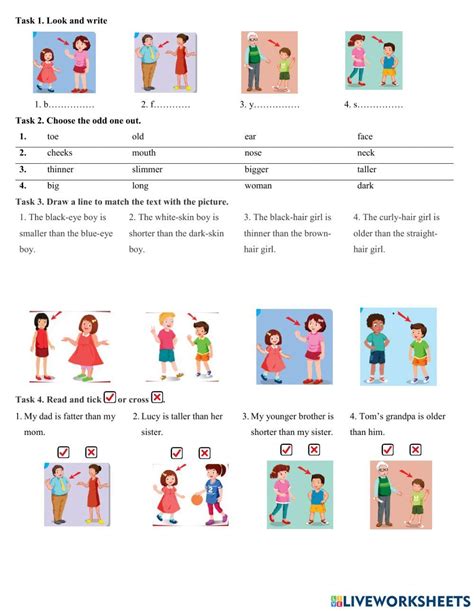 Comparative Adjectives Online Exercise For Grade 4 Live Worksheets