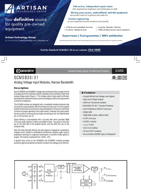 dataforth scm5b31 02 datasheet 2017523123212 pdf analogue