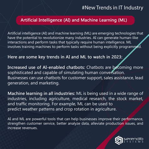 Embrace The Future Of Tech Ai And Ml Trends Serendib Systems Posted On The Topic Linkedin