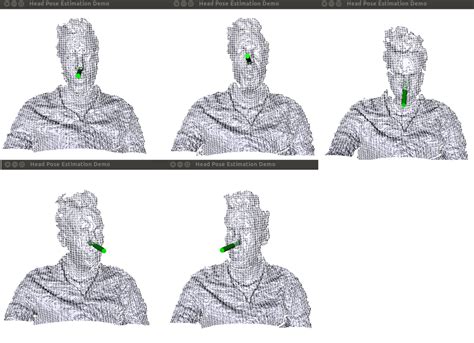 Some Processed Frames Regarding Two Dof Pitch And Yaw As Shown By