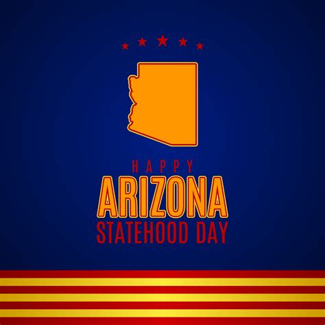 Happy Arizona Statehood Day Template Vector Illustration 20249738