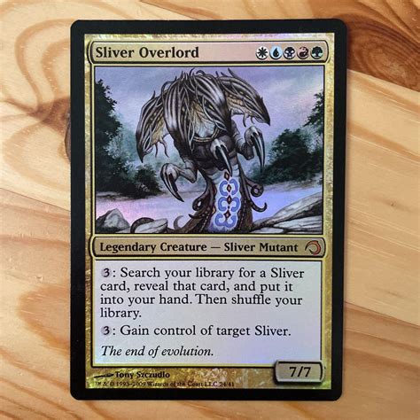 Mtg【foil】《スリヴァーの首領sliver Overlord》英語版 メルカリ