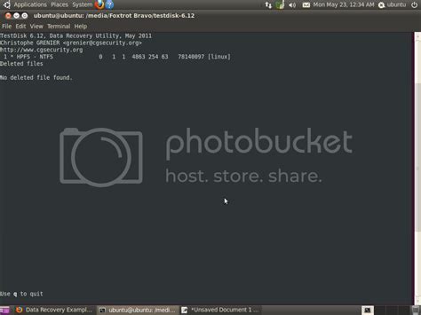1004 Data Recovery Using Testdisk Failing Ask Ubuntu