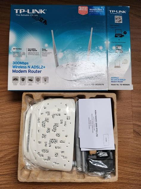 Tp Link Mbps Wireless N Adsl Modem Router Computers Tech Parts Accessories