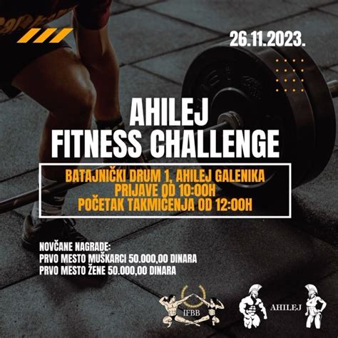 Ahilejlifestyle U Organizaciji Ahileja U Nedelju 26novembra U Sportskoj Sali Ahilej Galenika