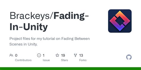 Github Brackeysfading In Unity Project Files For My Tutorial On