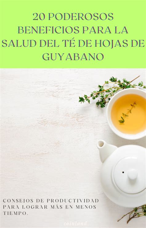 Poderosos Beneficios para la Salud del Té de Hojas de Guanábana coinland Hotmart