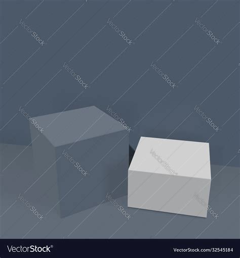 Composition Blocks Cubes Parallelepipeds Vector Image