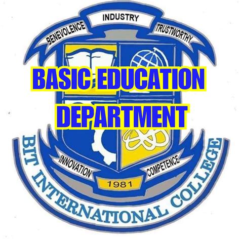 Bit International College Tagbilaran Inc Basic Education Department