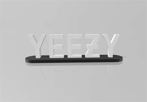 👟 Logotipo Yeezy・arquivo Stl Para ・cults