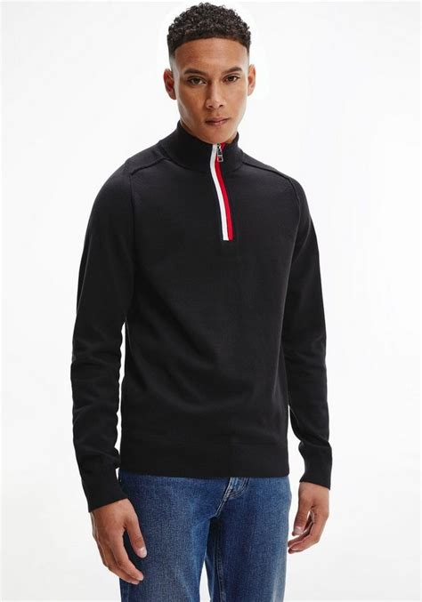 Tommy Hilfiger Troyer Global Stripe Zip Mock