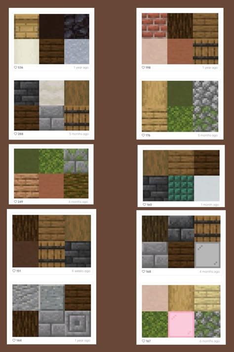 Minecraft Tuff Block Palette