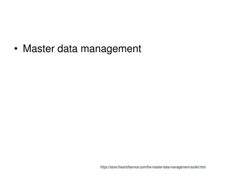 Ppt Master Data Management Toolkit Powerpoint Presentation Free