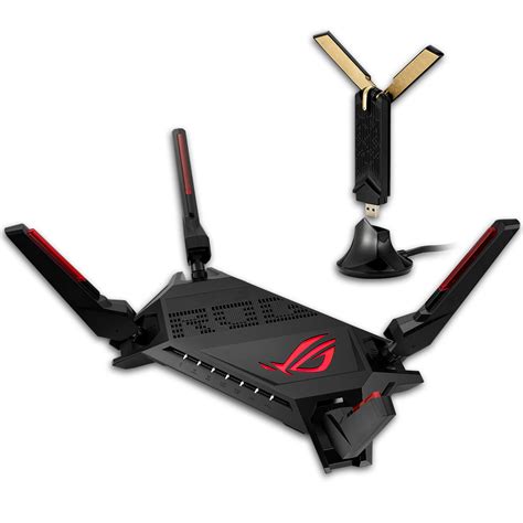 Asus Rog Rapture Gt Ax Router With A Bonus Usb Ax Adapter Pc Case Gear