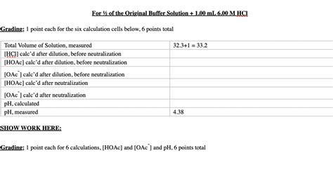 Data Table Buffer System Calculations For The Chegg Com