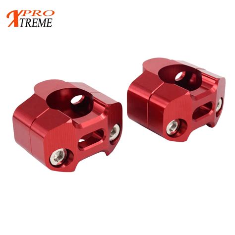 Motorcycle 1 1 8 CNC Aluminum Handlebar Risers 28mm Adjustable Fat Bar