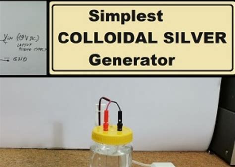 how to make simplest colloidal silver generator share project pcbway