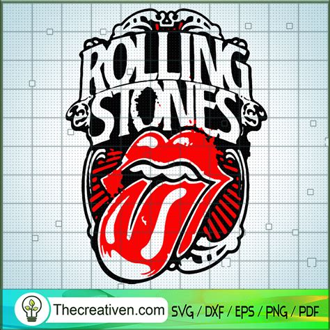 Rolling Stones Lips Svg Free