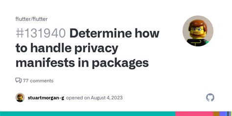 Determine How To Handle Privacy Manifests In Packages · Issue 131940