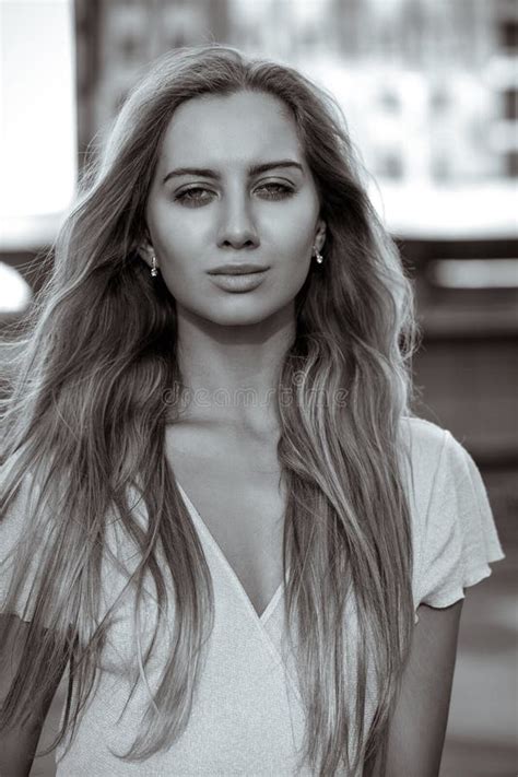 Closeup Shot Of Glamor Model With Perfect Skin Stock Image Image Of