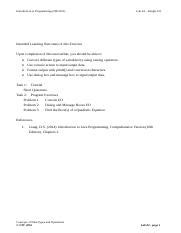 Introduction To Programming Lab 04 Simple I O Variables Course Hero