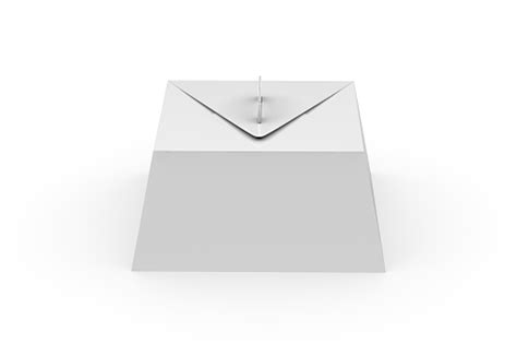 케이크와 파이 고립 된 흰색 배경 3d 그림에 모형 서식 파일에 대 한 핸들 이랑 화이트 빈 선물 포장 상자 케이크에 대한 스톡