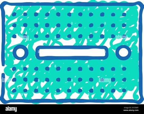 Breadboard Prototyping Electronics Icon Doodle Illustration Stock Vector Image And Art Alamy