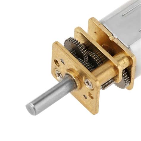Reduction Gear Dc Motor With Metal Gearbox N20 Dc3 Grandado