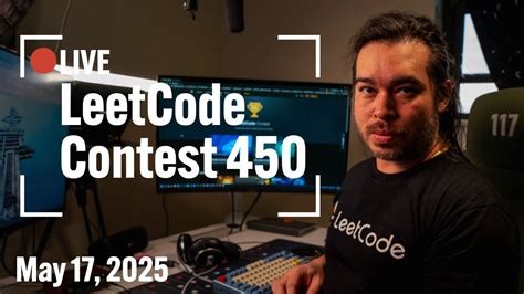 leetcode weekly contest 450 live youtube