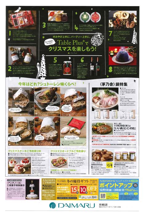 京の百貨店今週のチラシ20171129 日々ほぼまいにち気ままな雑感