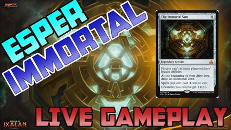 Play Testing With The Immortal Sun In Standard Youtube